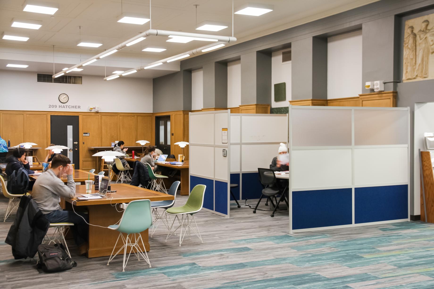 Hatcher Floor 2 Spaces | University of Michigan Library